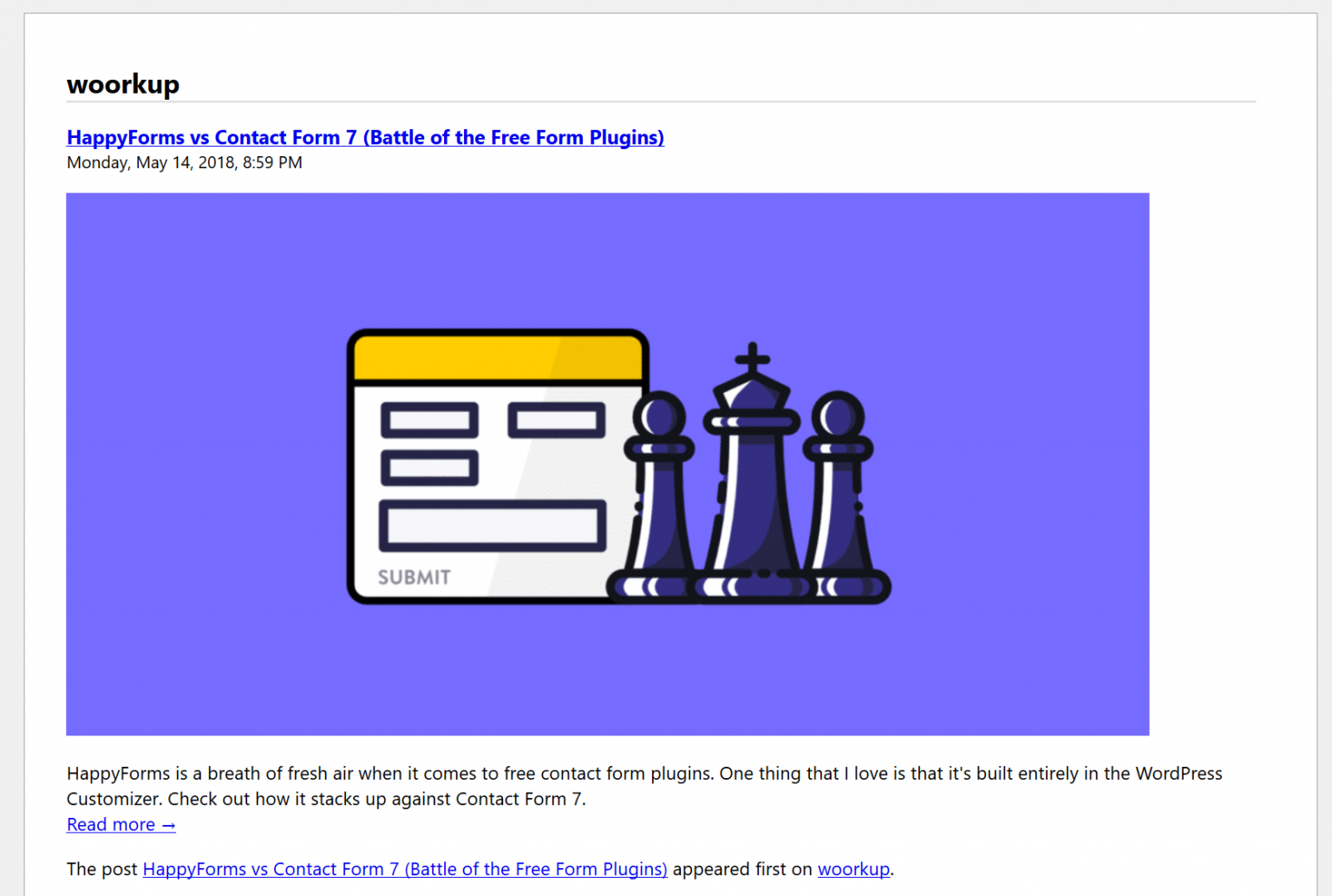 How to Show Featured Image in WordPress RSS Feed