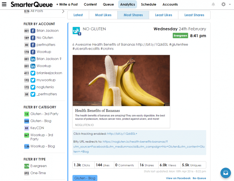 SmarterQueue review - Best Edgar and Buffer alternative