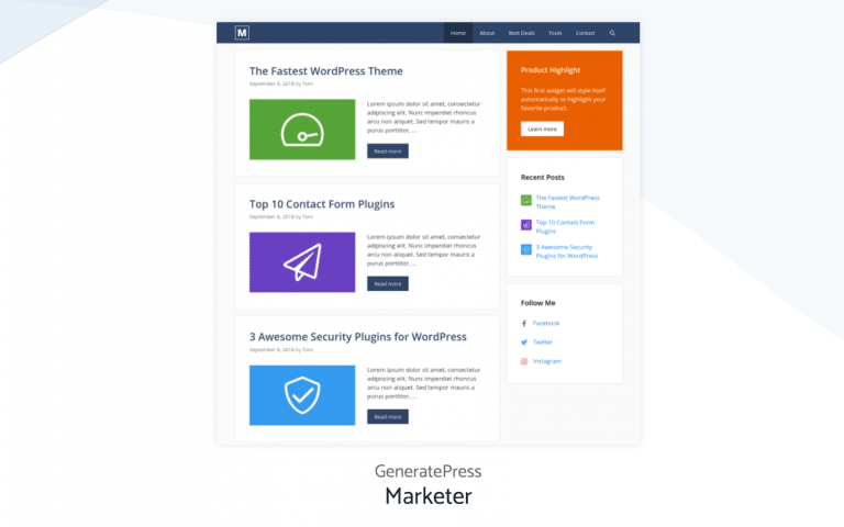 GeneratePress review - Best WordPress theme I've found in 12 years