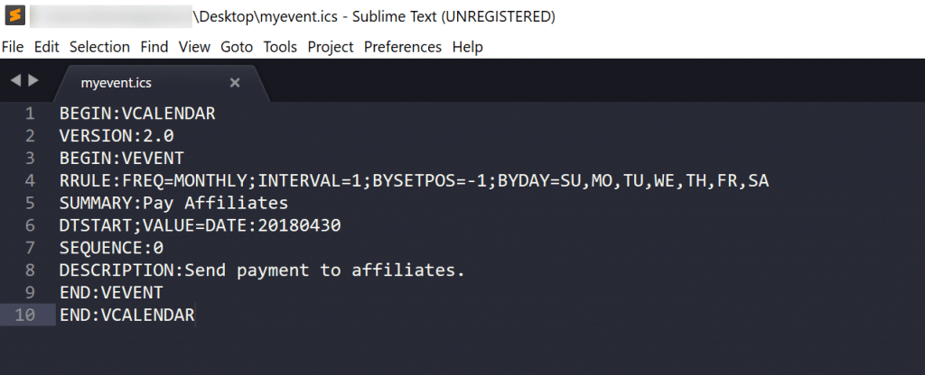 How to set up repeating event in Google Calendar on last day of month