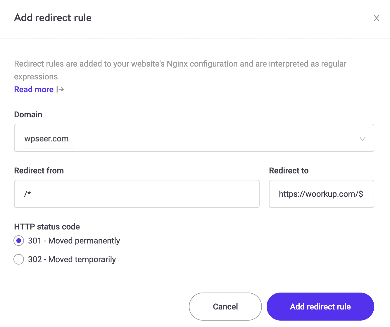 How to setup free URL forwarding with Cloudflare (+301 wildcard redirects)