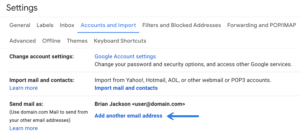 How to properly add an alias to Gmail without errors (send mail as)