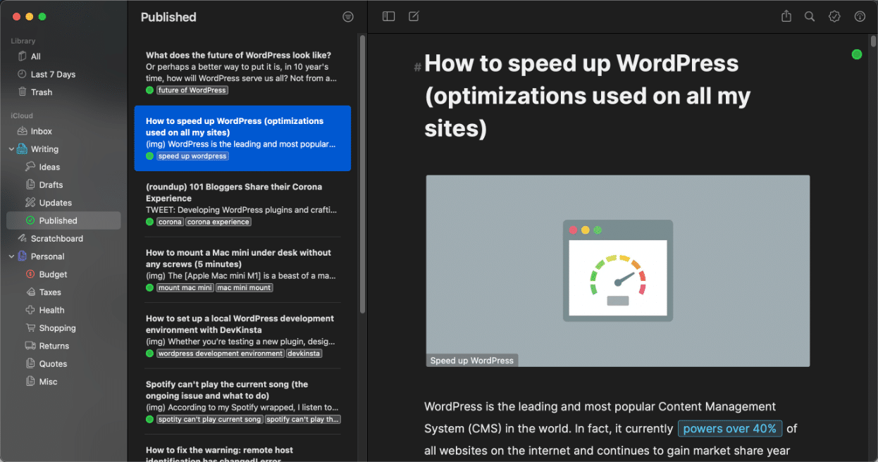 Ulysses review: My favorite writing app (why I moved away from Bear)